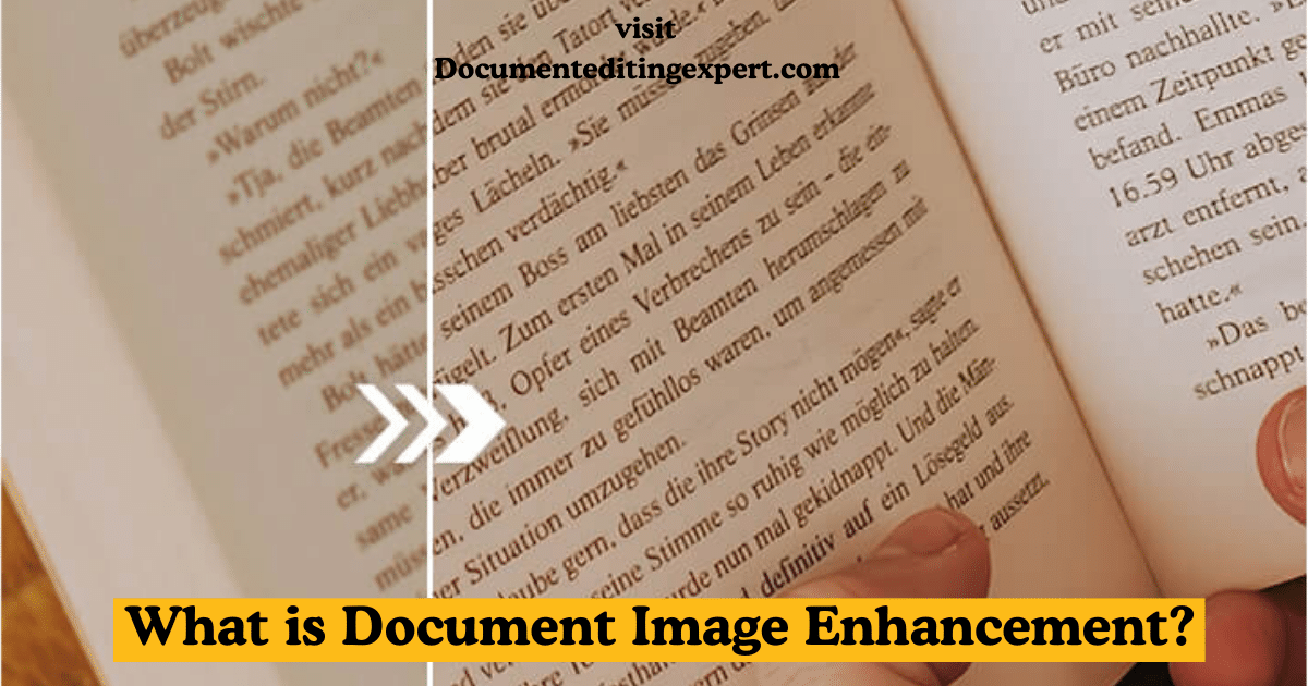 Document Image Enhancement Online